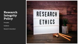 Intellectual honesty and research integrity abu saleh | PPTX
