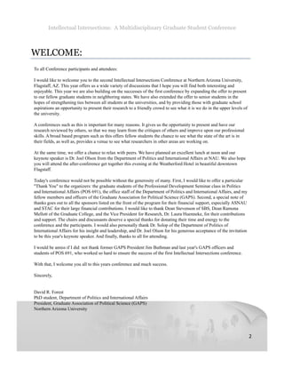 Intellectual Intersections, draft conference program | PDF