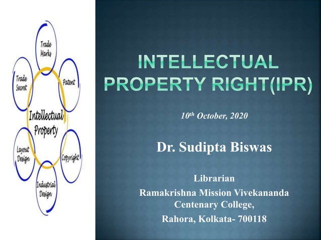 Intellectual Property Right (IPR) | PPT