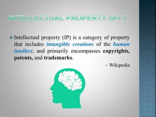 Intellectual Property Right (IPR) | PPT