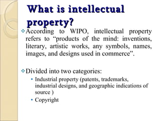 Intellectual property | PPT