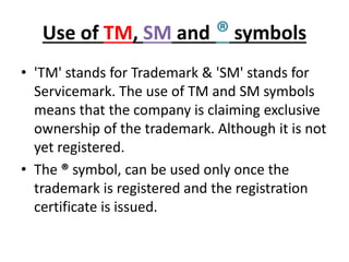 Intellectual property-Trademark | PPTX
