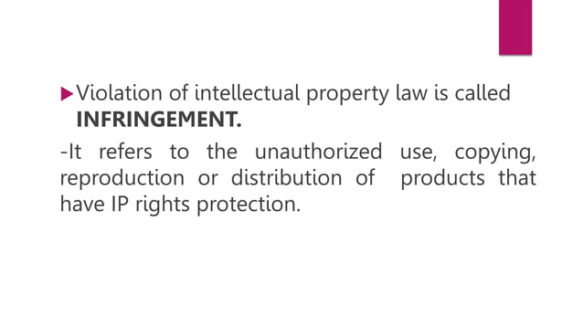 INTELLECTUAL PROPERTY and modules Grade12.pptx | Law