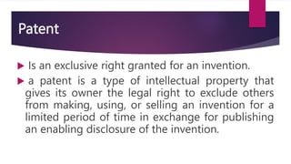 INTELLECTUAL PROPERTY and modules Grade12.pptx