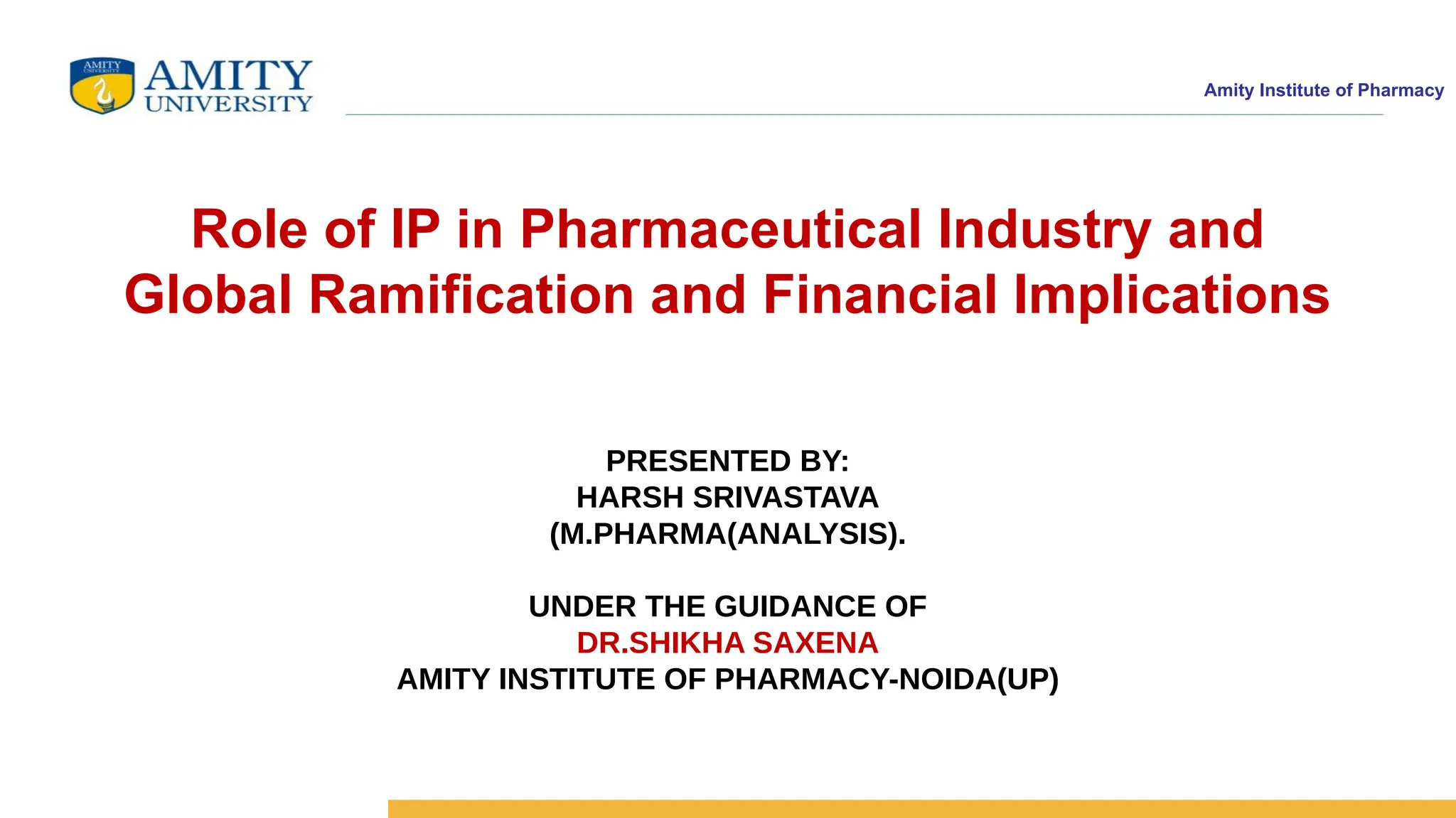 Intellectual Property and global rampification | PPTX