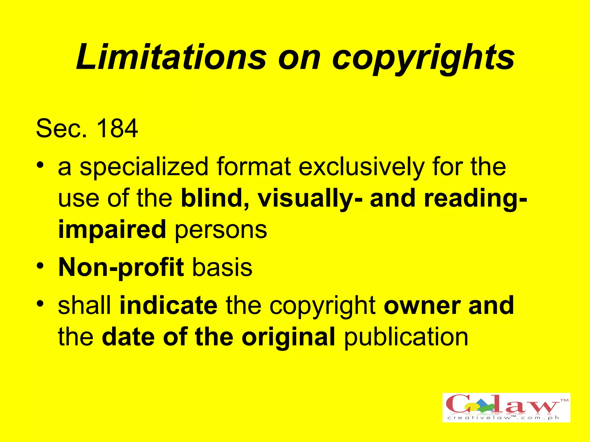 Intellectual property and copyright | PPT