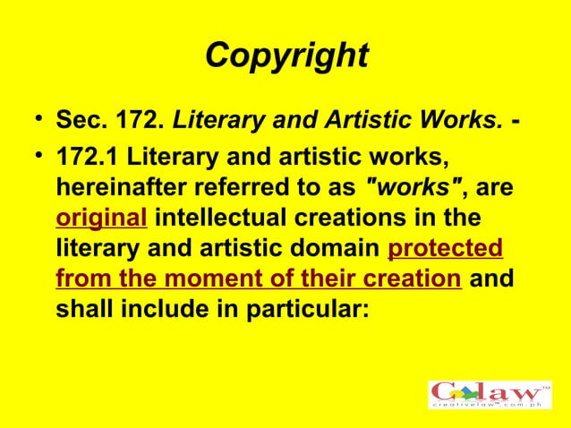 Intellectual property and copyright | PPT