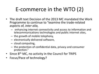 Intellectual property and electronic commerce | PDF