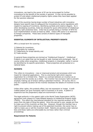 Intellectual property ats | PDF