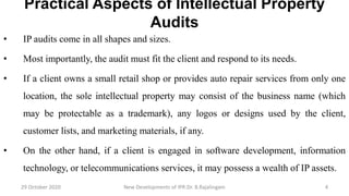 Intellectual property audits | PPTX