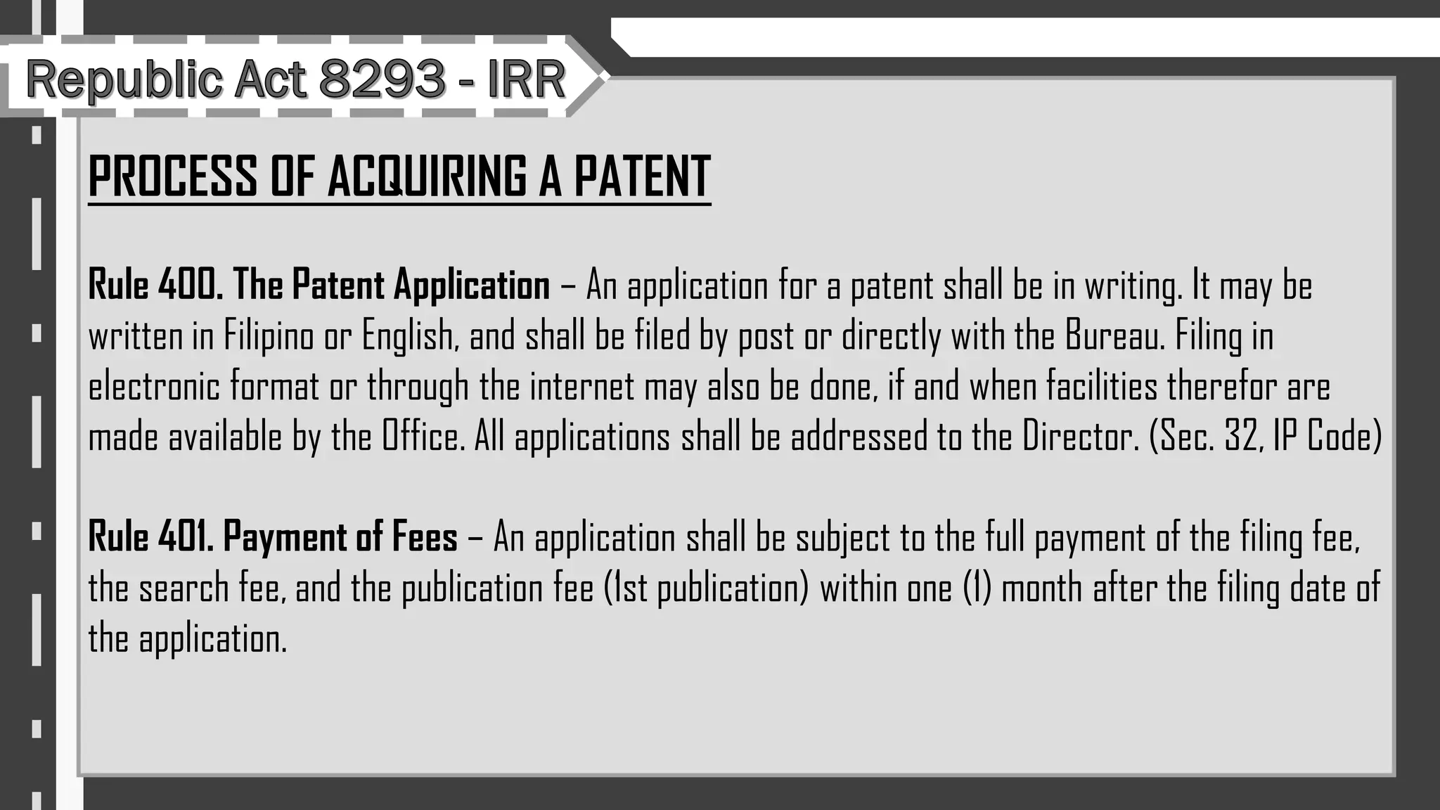 Intellectual Property Code of the Philippines (RA 8293) | PDF