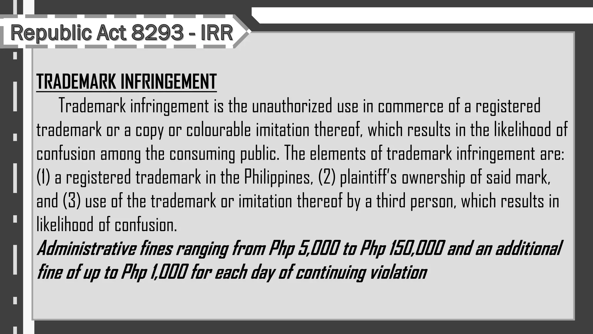 Intellectual Property Code of the Philippines (RA 8293) | PDF