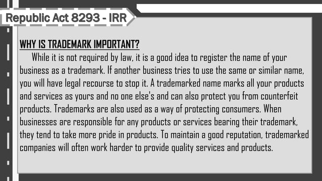 Intellectual Property Code of the Philippines (RA 8293) | PDF