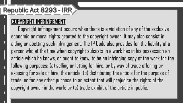 Intellectual Property Code of the Philippines (RA 8293) | PDF