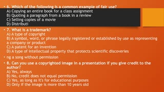 Intellectual Property, Copyright and Fair Use Guidelines.pptx