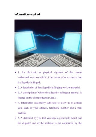 Intellectual property infringement policy | PDF