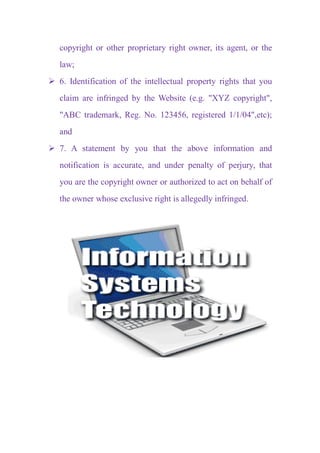 Intellectual property infringement policy | PDF