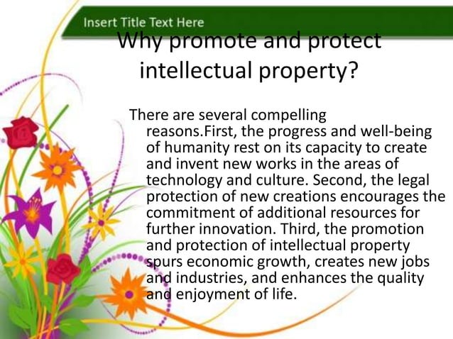 Intellectual property issue report | PPTX | Industrial Property | Real ...