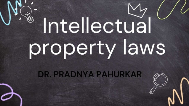 Introduction of Intellectual Property Law | PPT