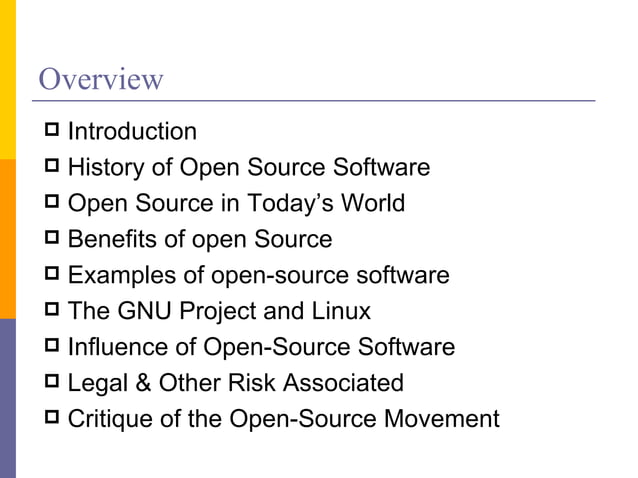 Intellectual Property Open Source Software Movement | PPT