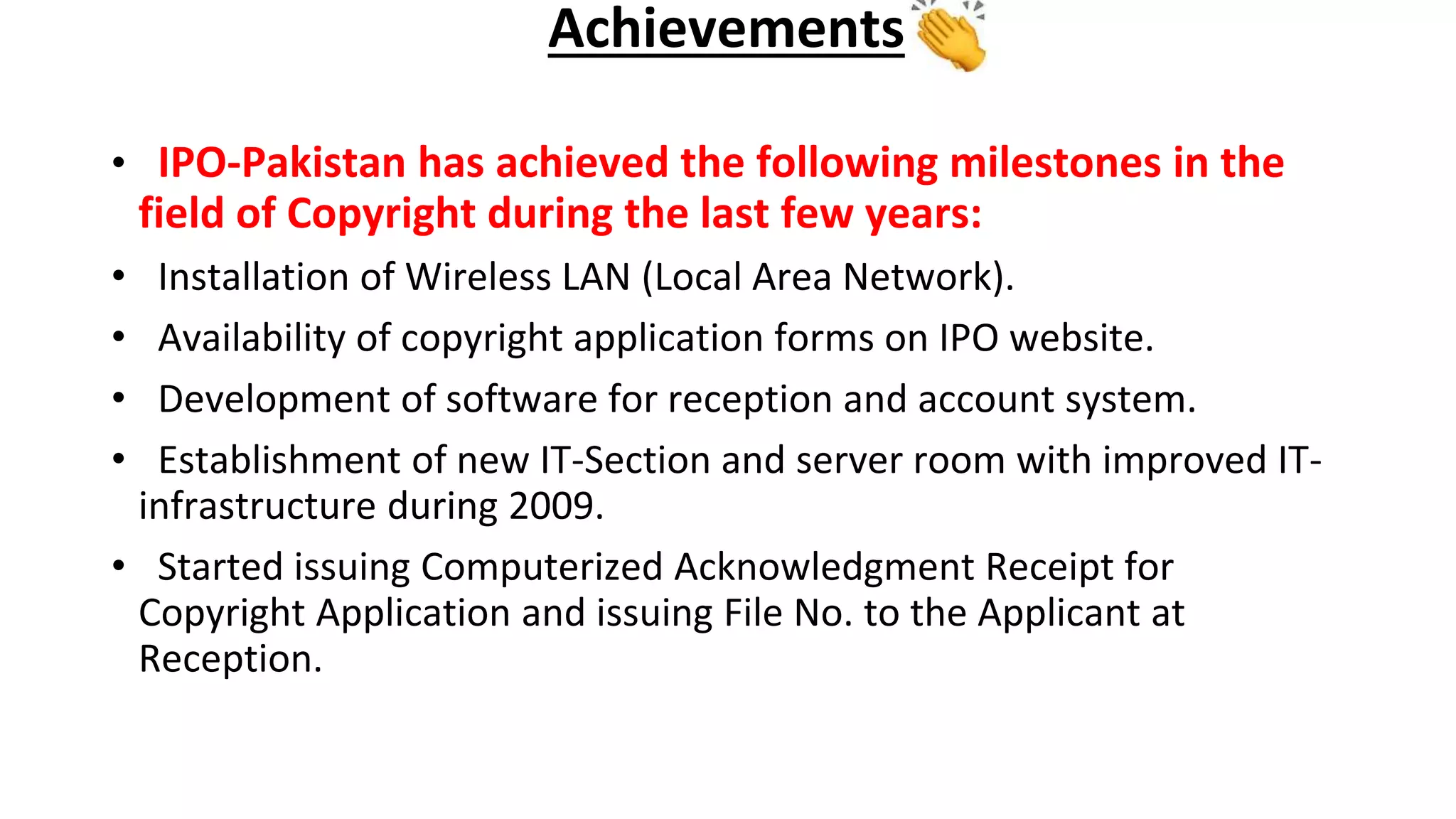 Intellectual Property Organization Of Pakistan (IPO) [Autosaved].pptx
