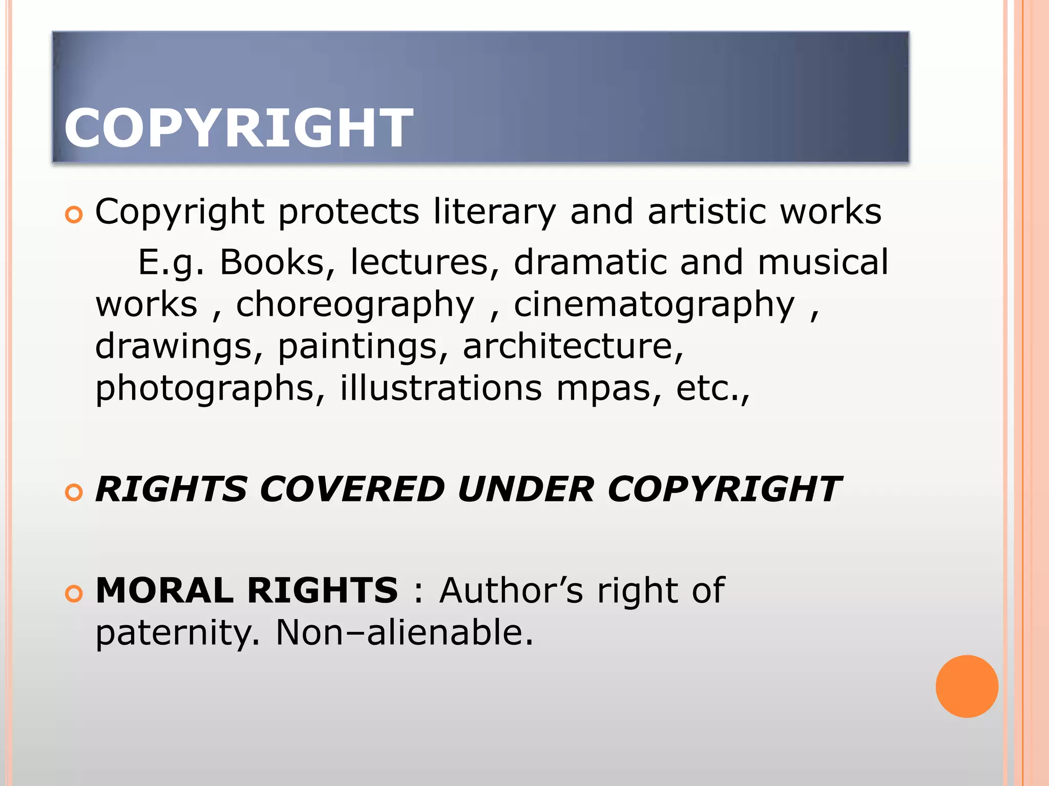 Intellectual property rights 1 | PPTX