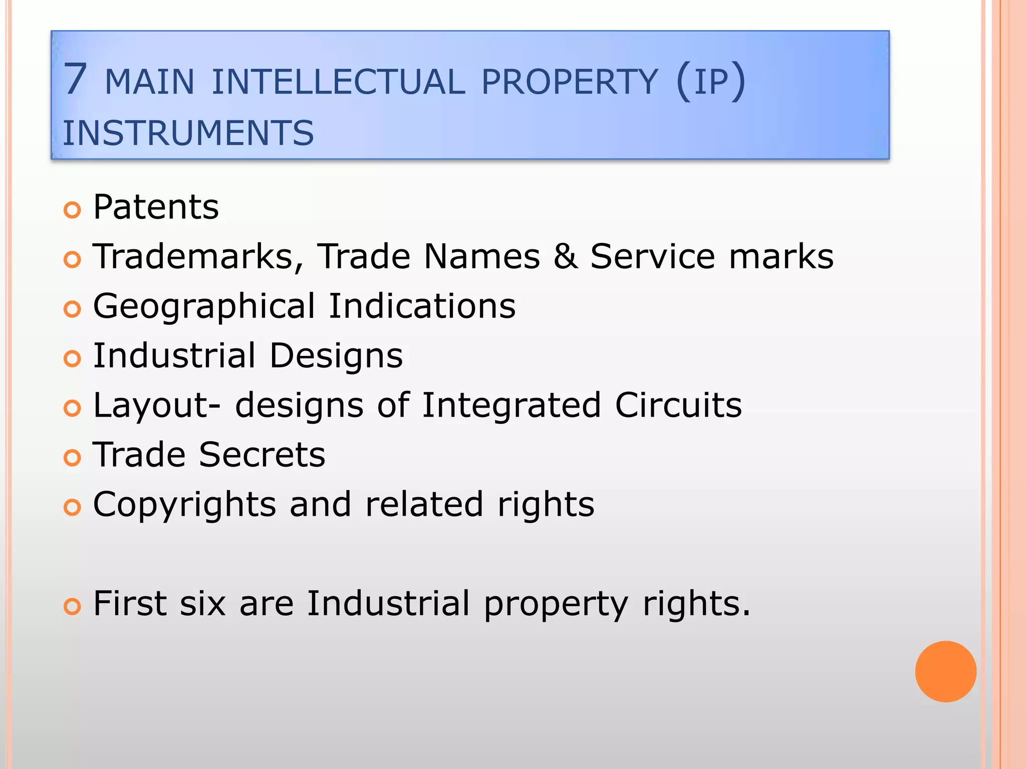 Intellectual property rights 1 | PPTX