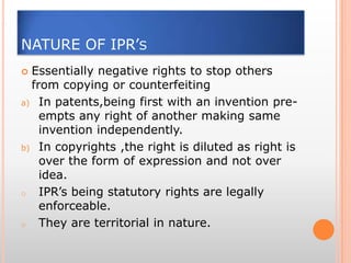 Intellectual property rights 1 | PPT