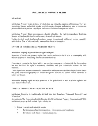 Intellectual property rights | DOC