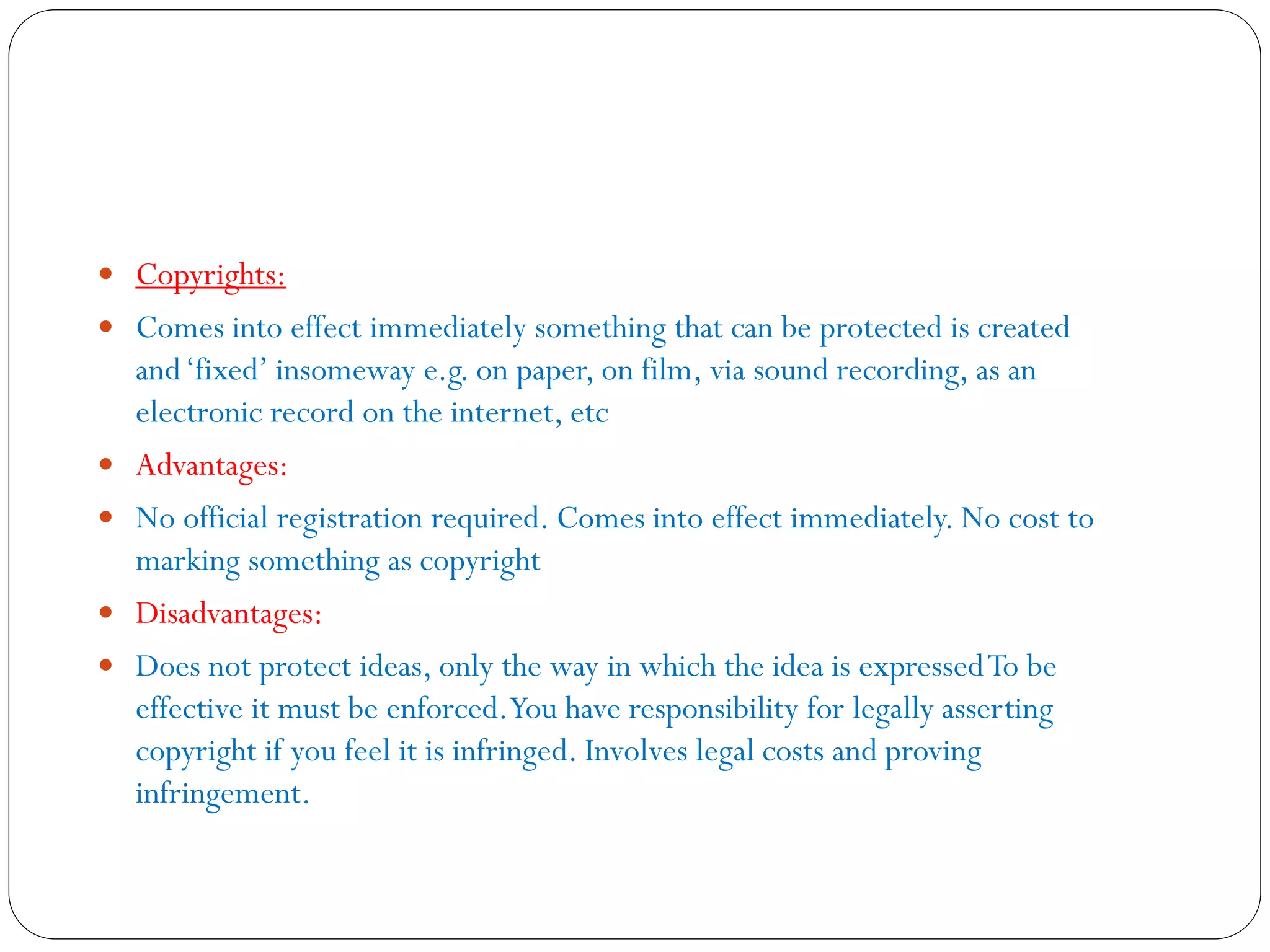 Intellectual property rights | PPTX
