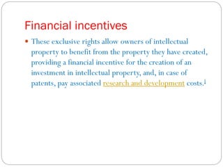 Intellectual property rights | PPTX