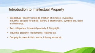 Intellectual property rights | PPTX