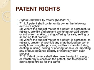 Intellectual property rights | PPTX