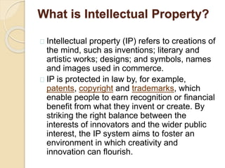 Intellectual property rights | PPTX