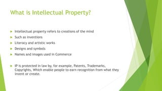 Intellectual property rights India | PPTX