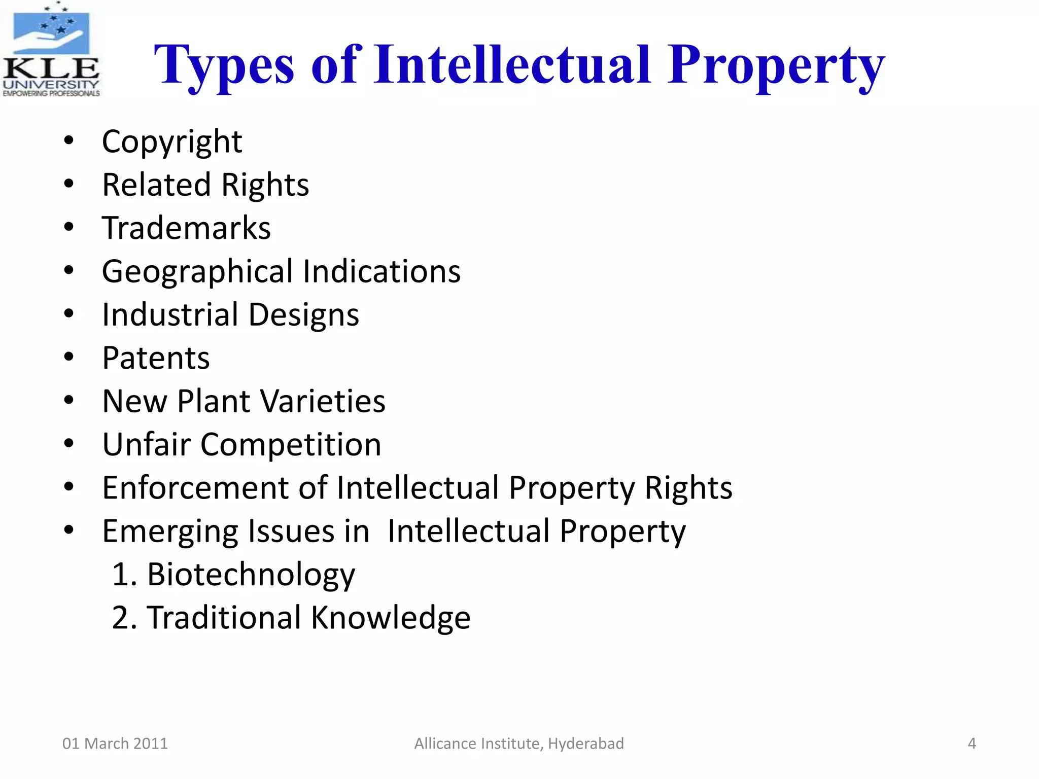 Intellectual property rights | PPTX