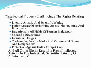 Intellectual property rights | PPTX