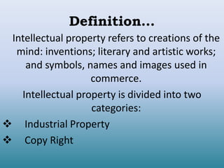 Intellectual property rights | PPT