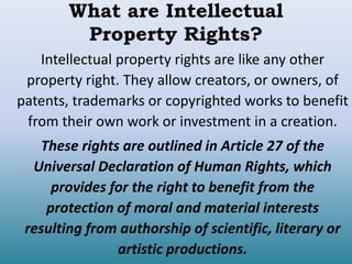 Intellectual property rights | PPT