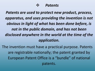 Intellectual property rights | PPTX