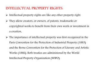 Intellectual property rights | PPT