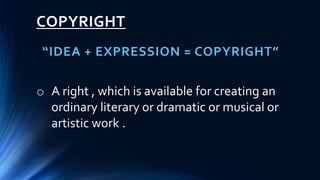 Intellectual property rights | PPT