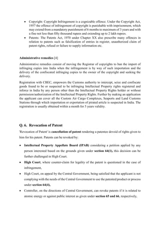 Intellectual property rights | PDF | Business | Business and Finance