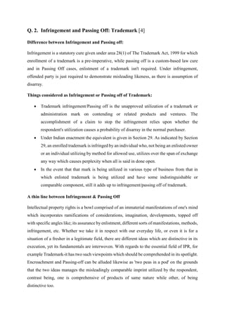 Intellectual property rights | PDF | Business | Business and Finance