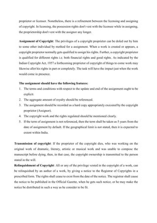 Intellectual property rights | PDF | Business | Business and Finance