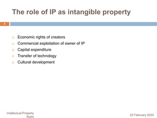 Intellectual property rights | PPTX