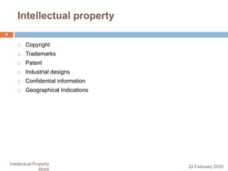 Intellectual property rights | PPT