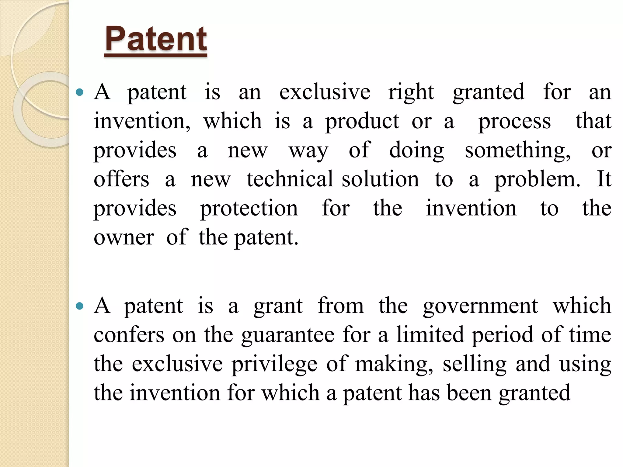 Intellectual property rights | PPTX