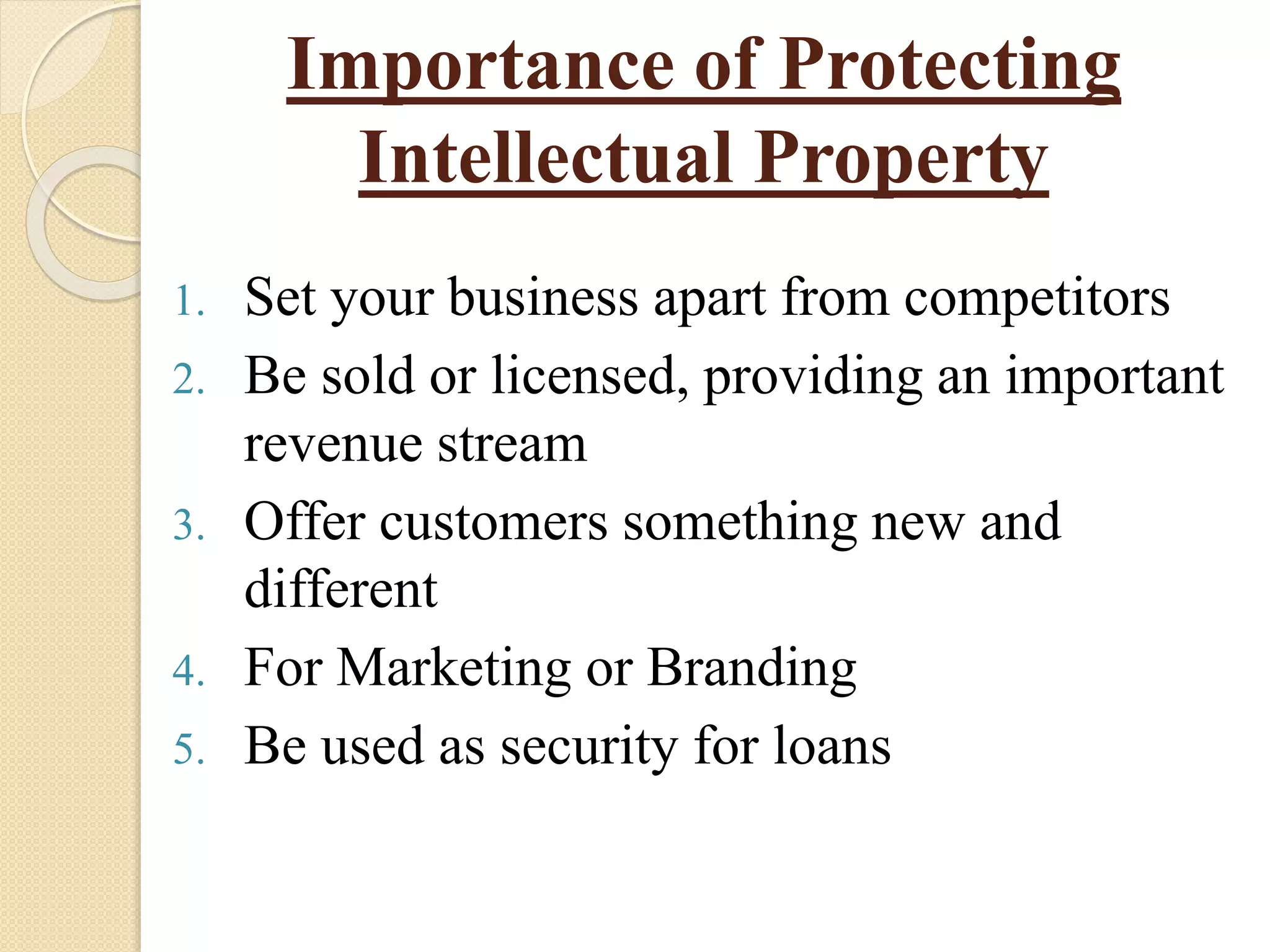Intellectual property rights | PPTX