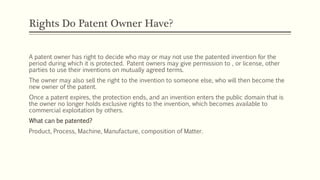 Intellectual property rights | PPTX